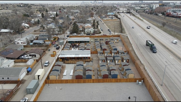 Denver opens 60 tiny homes for people experiencing homelessness | 9news.com