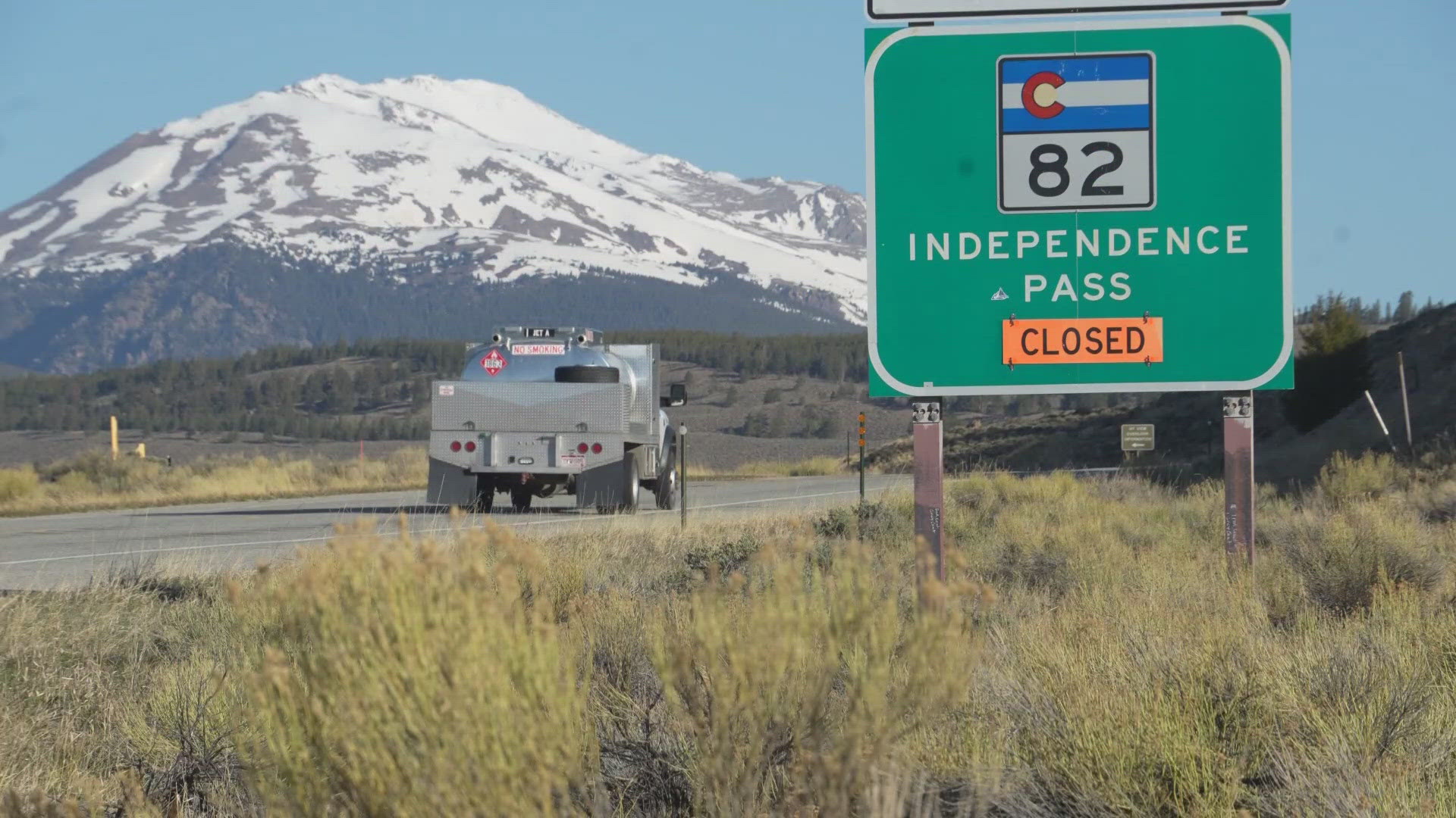 Independence Pass, CO highway 82 closes for winter season | 9news.com