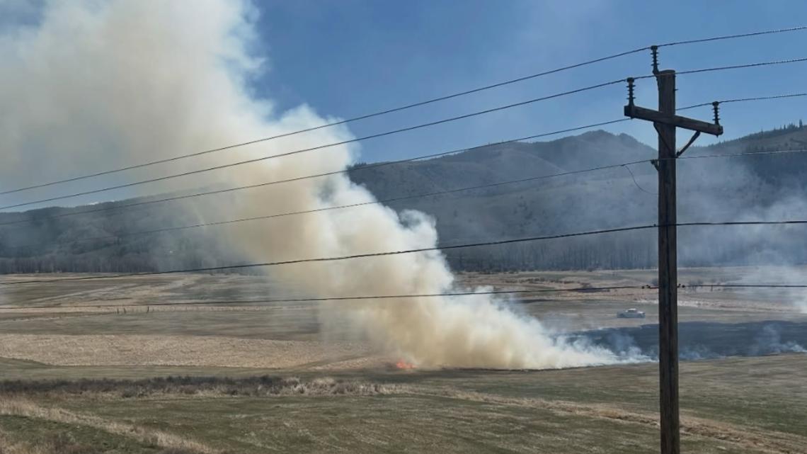 Grand County firefighters battle flames ahead of Red Flag Warning days ...