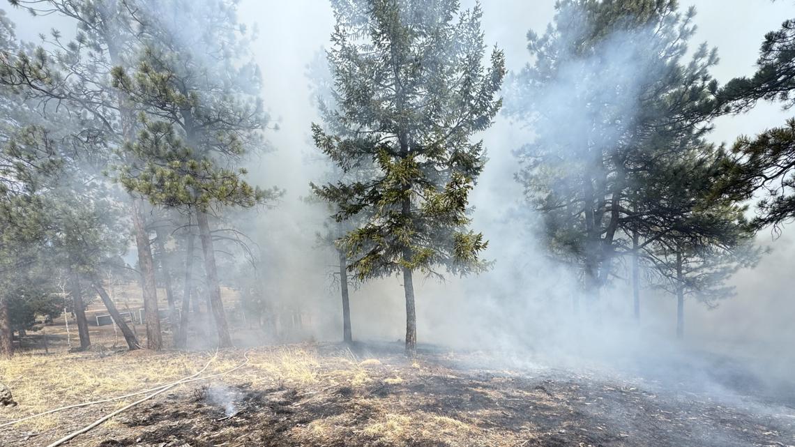 2-acre wildland fire in Pine prompts evacuations | 9news.com