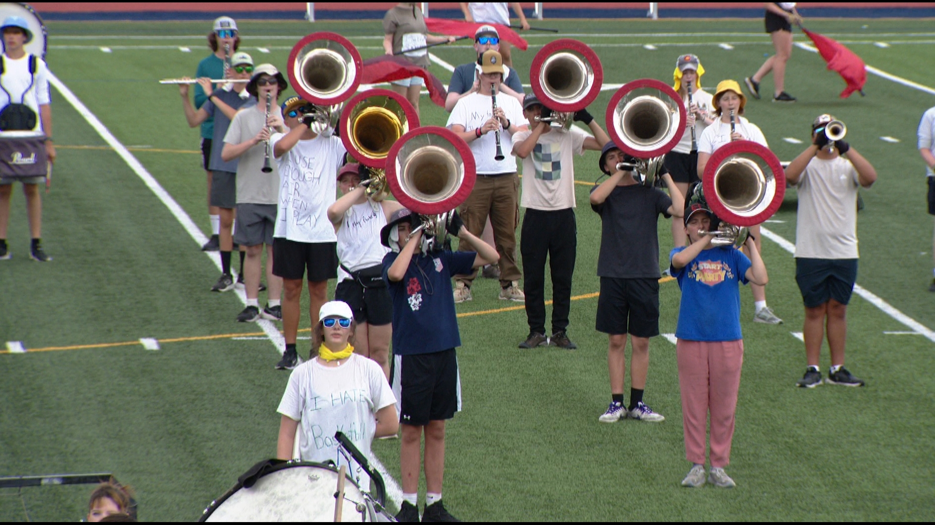 Littleton's Heritage High School marching band gears up for competition ...