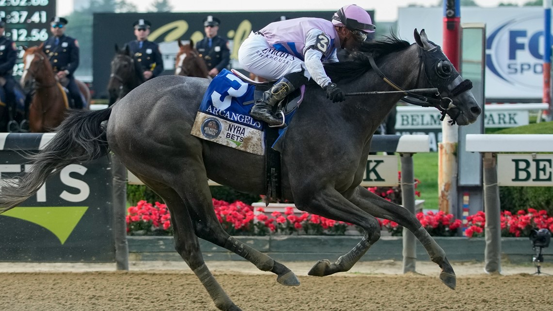 Arcangelo, Jena Antonucci win Belmont Stakes | 9news.com