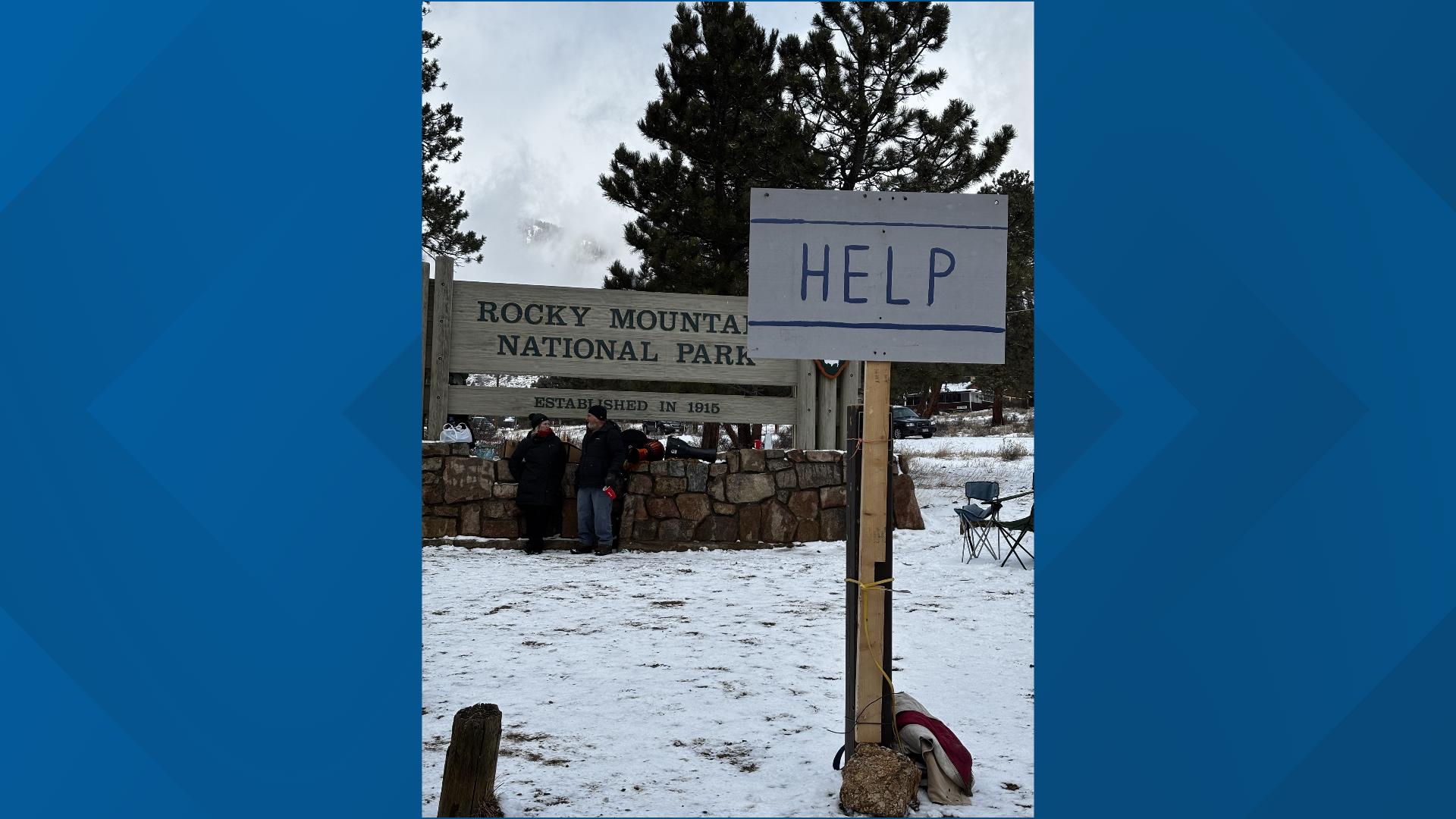 Hundreds of Coloradans gather outside of RMNP protesting national ...