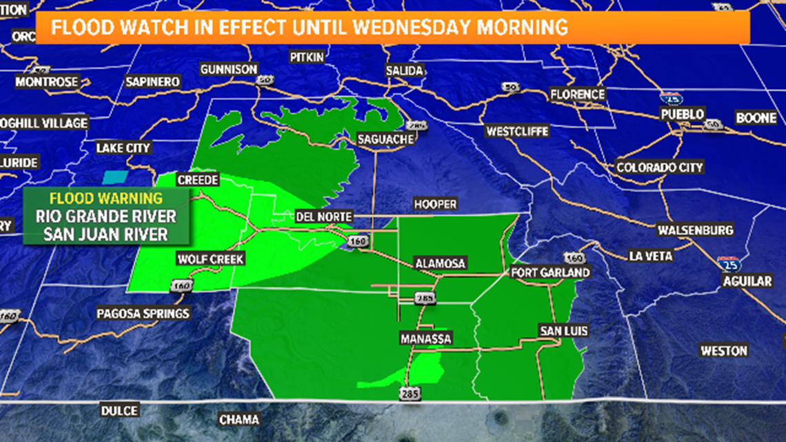 Southwestern Colorado under flood watches and warnings | 9news.com
