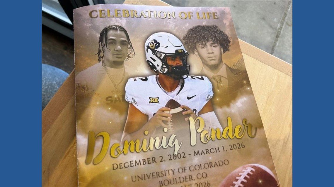 Hundreds gather at CU Boulder to honor quarterback Dominiq Ponder ...