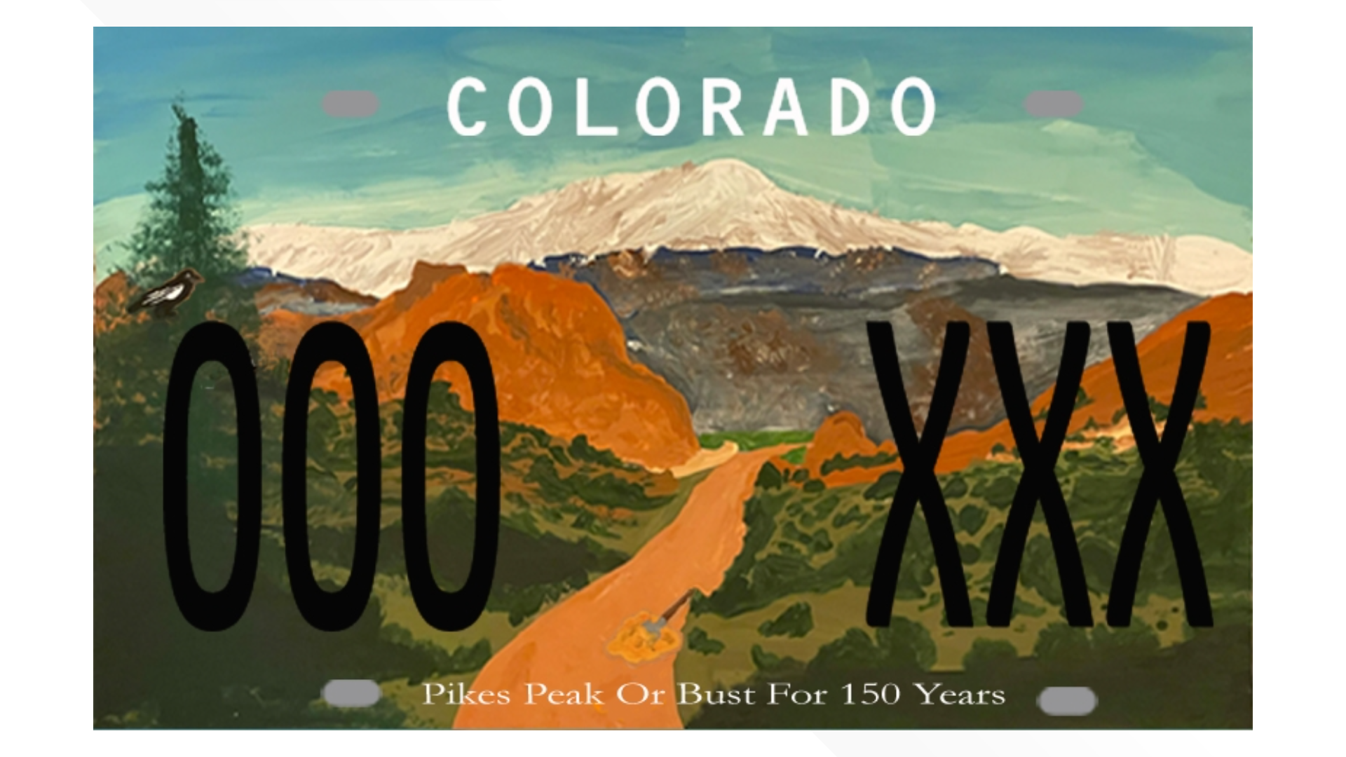 Colorado debuts the new 150th anniversary car license plate | 9news.com