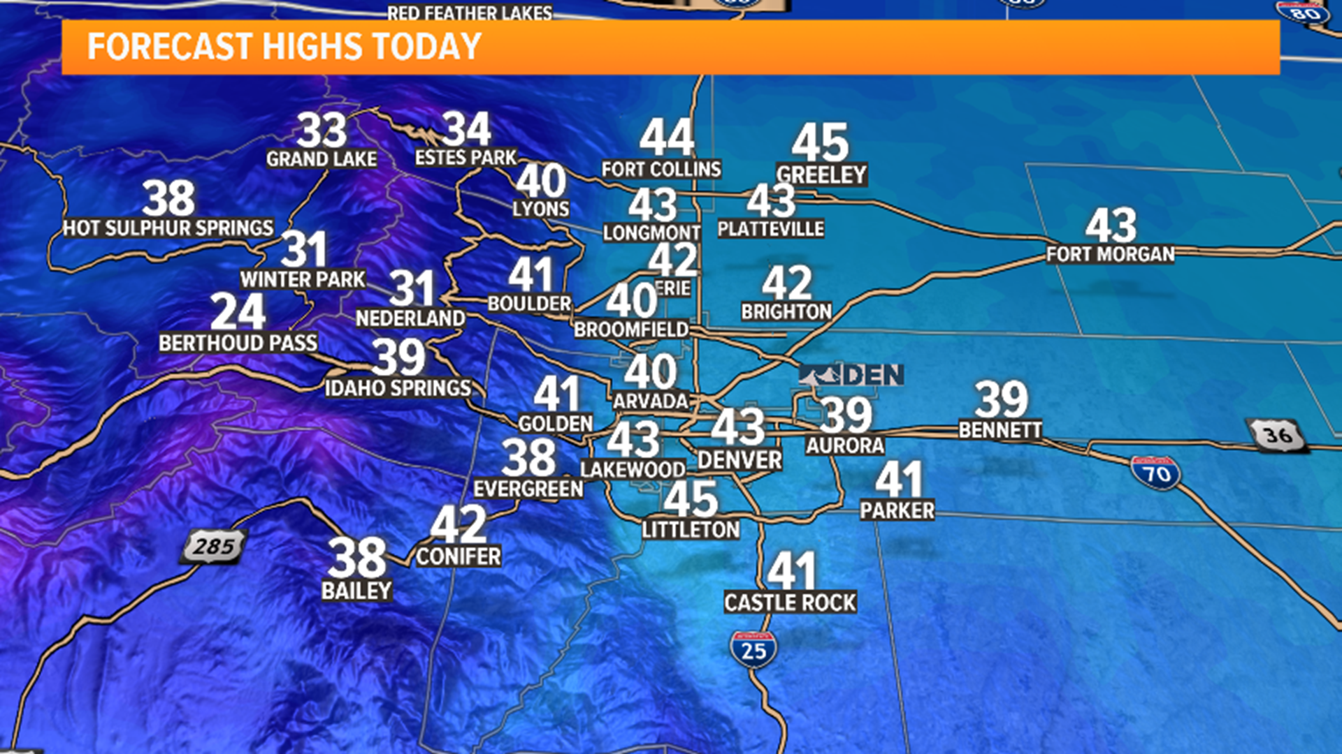 Live Interactive Radar: Denver Front Range and Colorado Weather Outlook ...