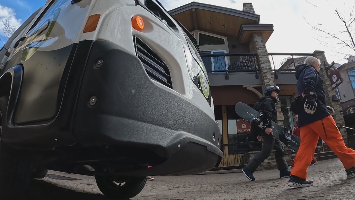 Vail using small electric carts for deliveries | 9news.com