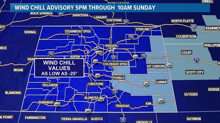 Below-zero temps in Denver as arctic cold front freezes Colorado ...