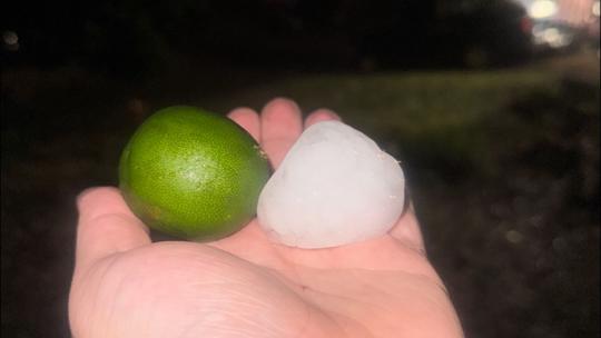 Rare storm setup hits Colorado with large hail | 9news.com
