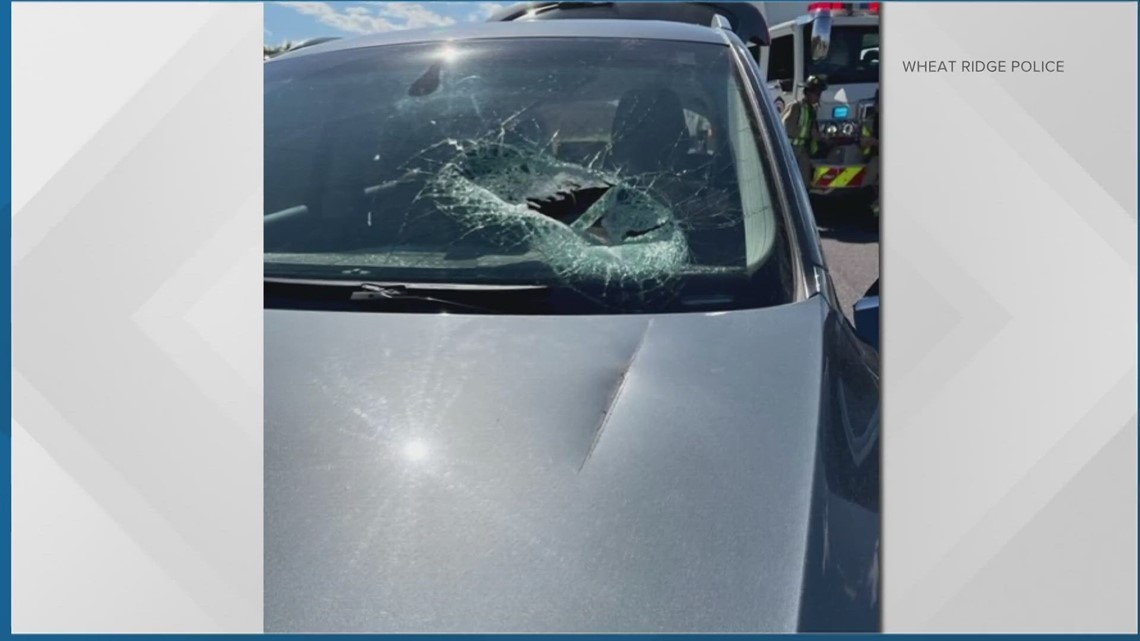 Driver escapes serious injuries when brake drum smashes through ...