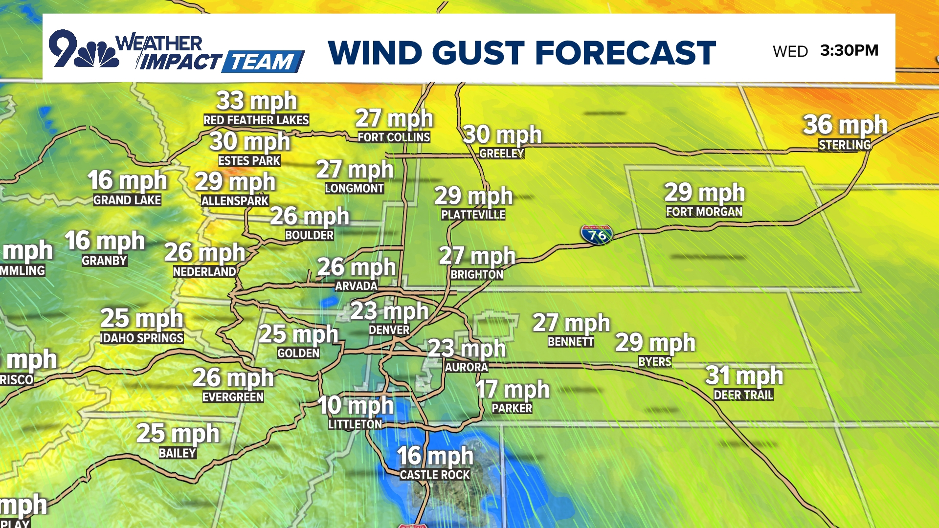 Denver, Colorado, Front Range weather forecast | 9news.com