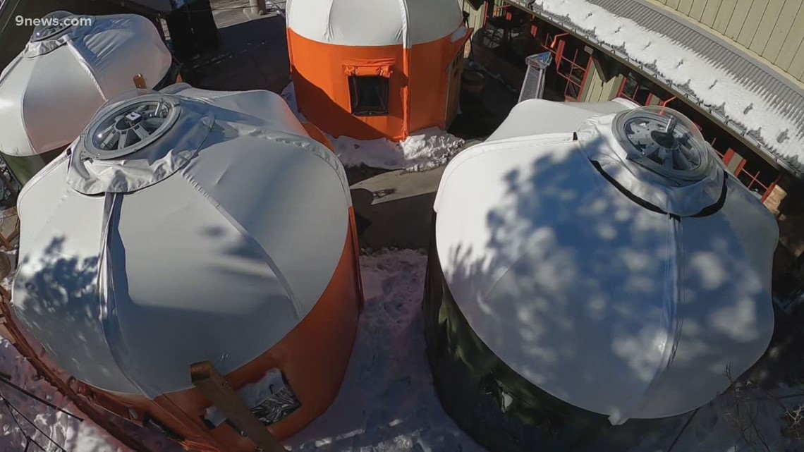 Yurts serve as restaurant pods in Silverthorne | 9news.com
