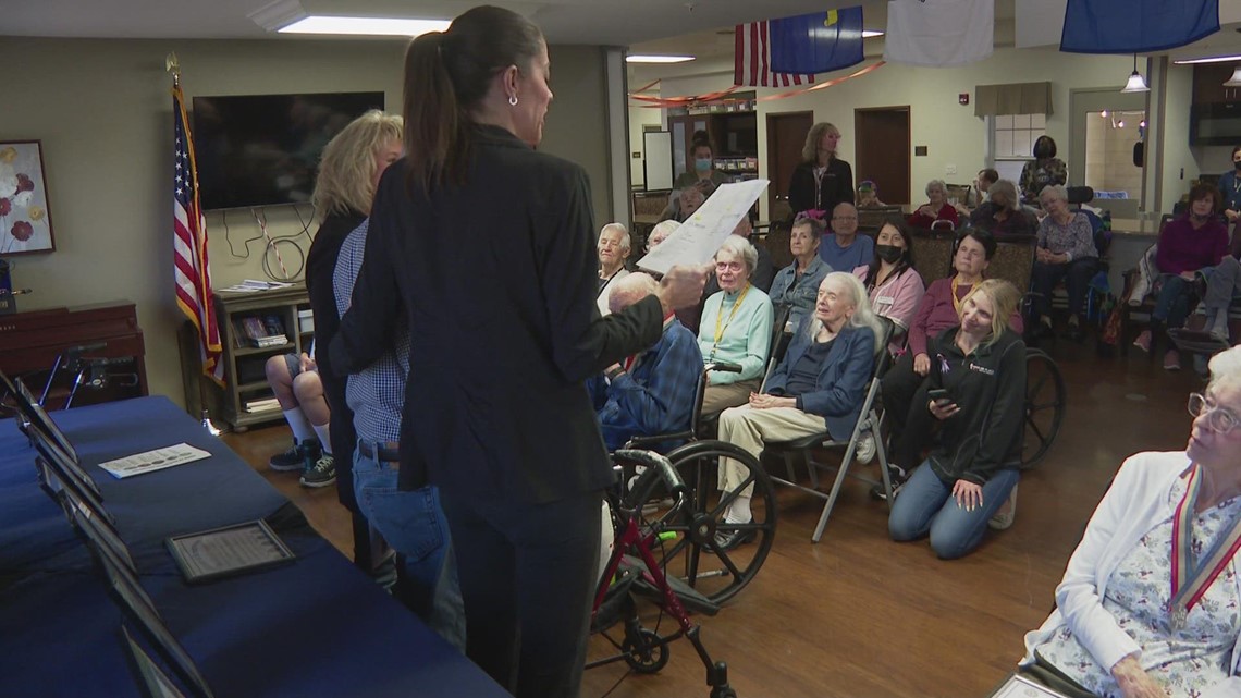 Littleton memory care center honors its residents who served in WWII ...