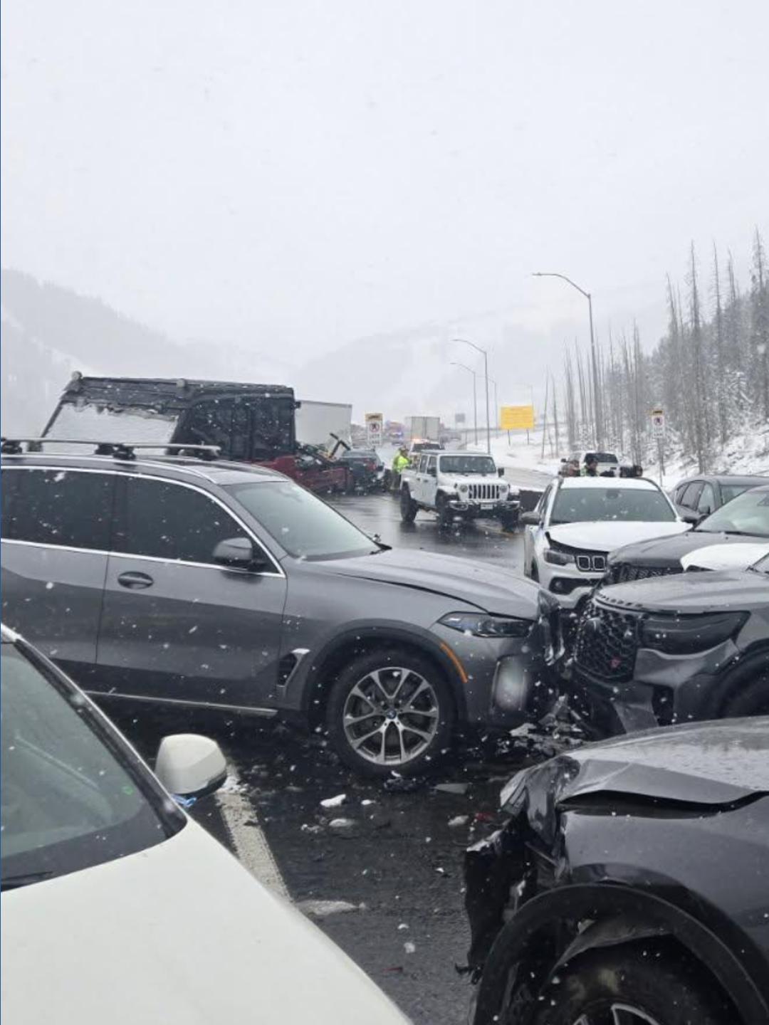 Crash involving up to 70 vehicles injures 19 people on I-70 ...