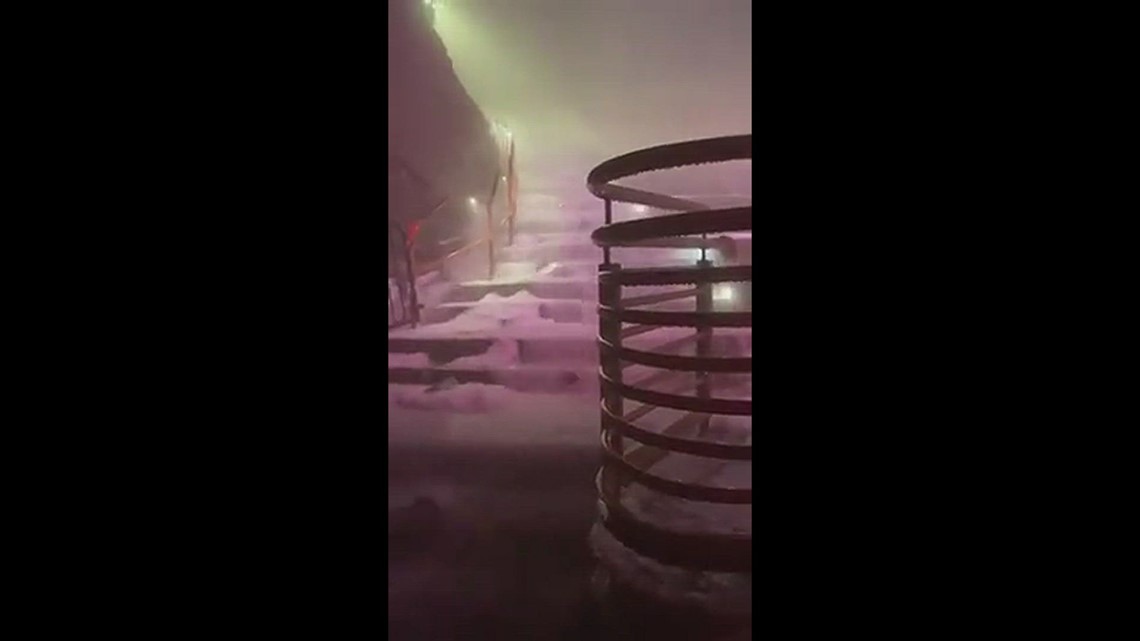 Red Rocks Hail Storm-view from stage right | 9news.com