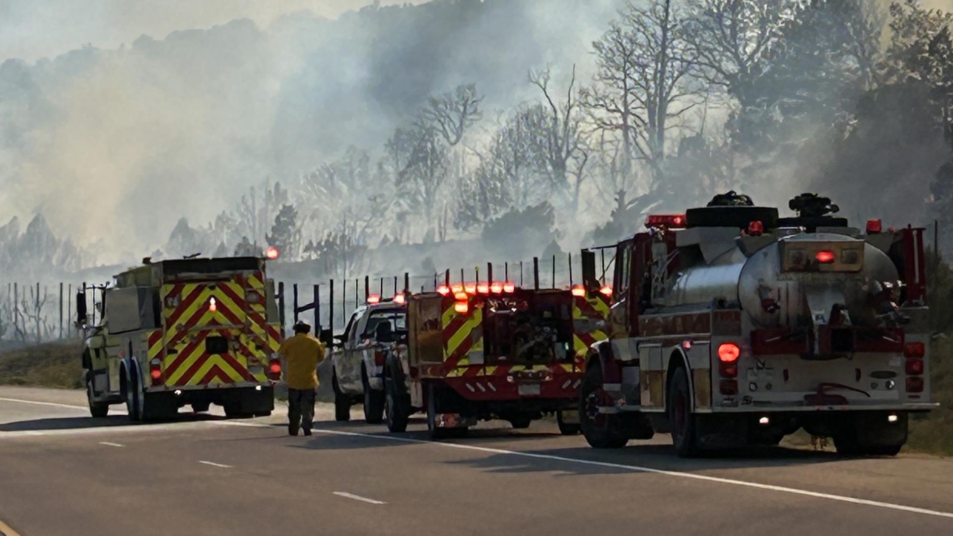 Wildfire 100% contained after I-70 closure, evacuations | 9news.com