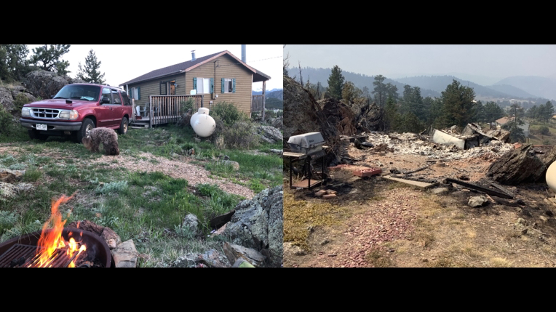 Family's Loveland cabin lost to the Alexander Mountain Fire | 9news.com