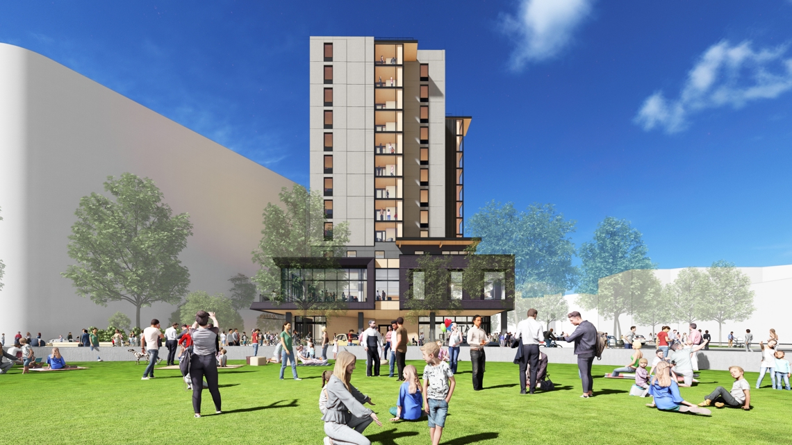 MSU breaks ground on first student housing building | 9news.com