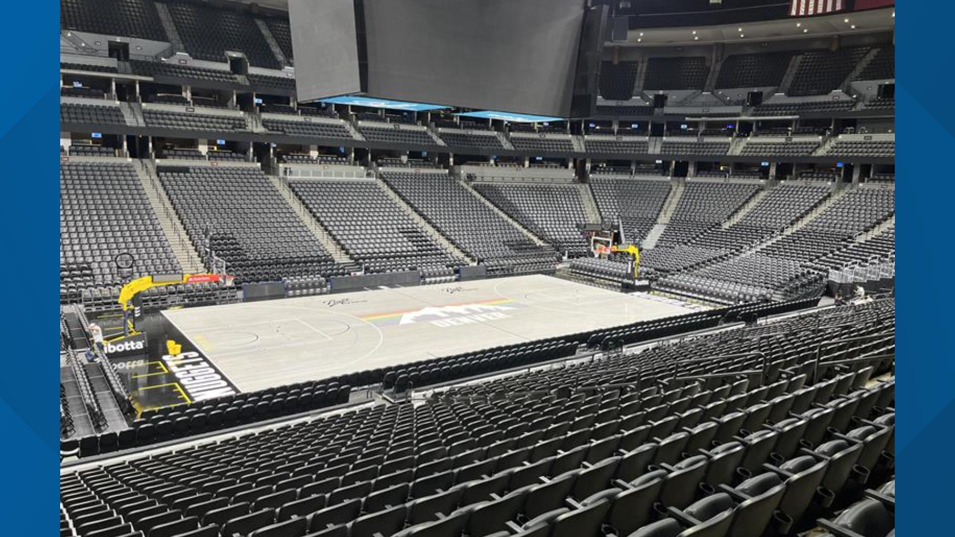 Nuggets reveal new court design | 9news.com