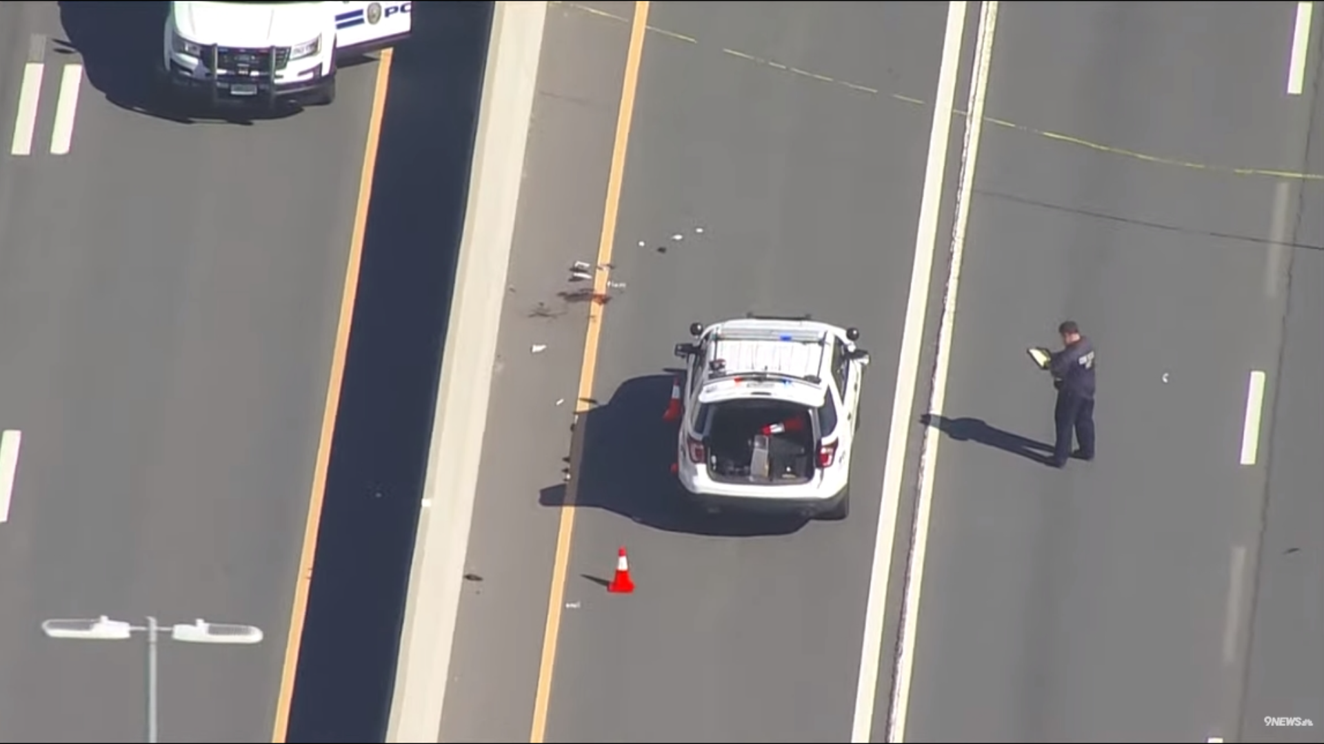 Interstate 25 closed for shooting involving Thornton officer | 9news.com