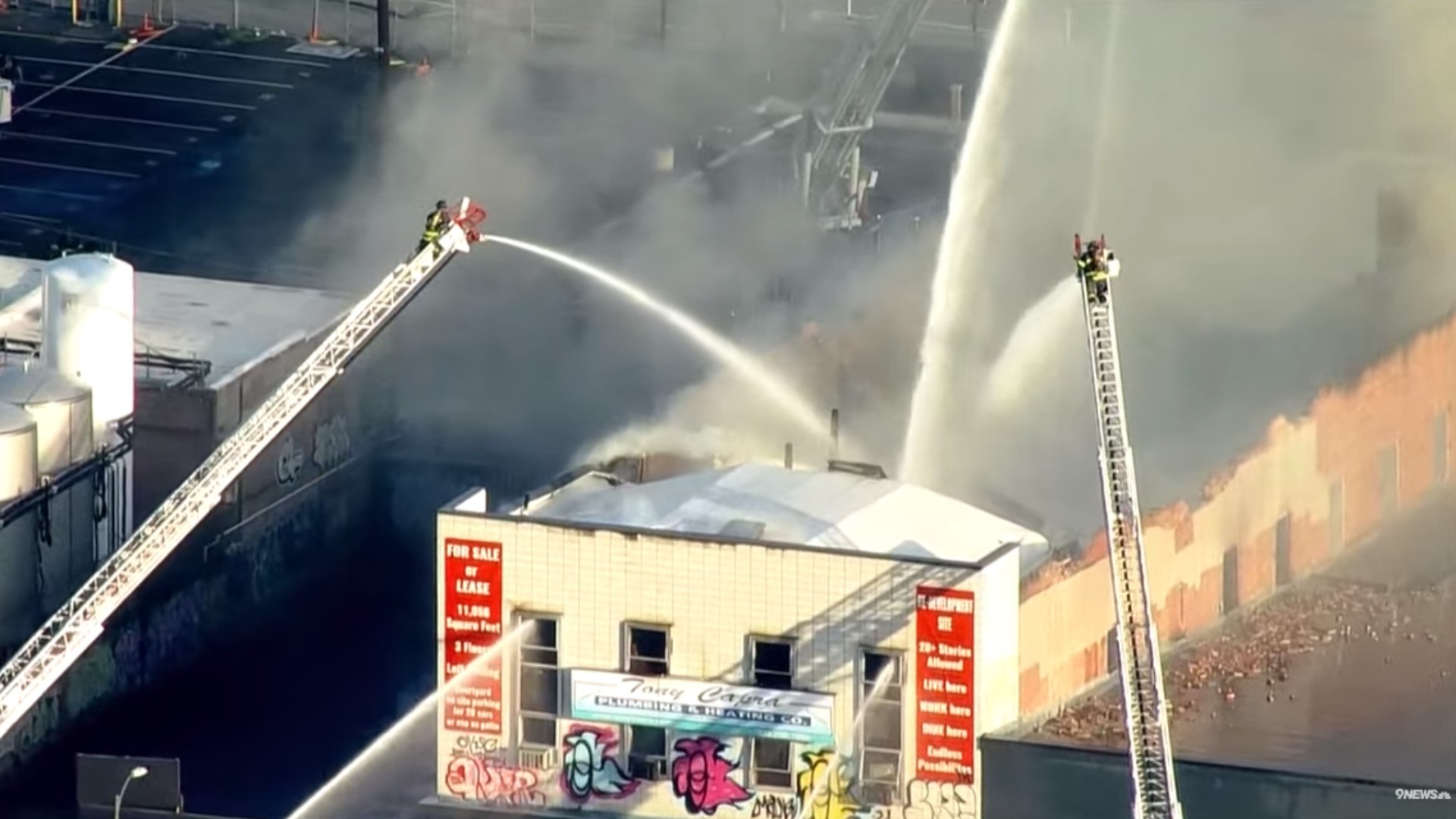 Fire crews investigate structure fire in downtown Denver | 9news.com