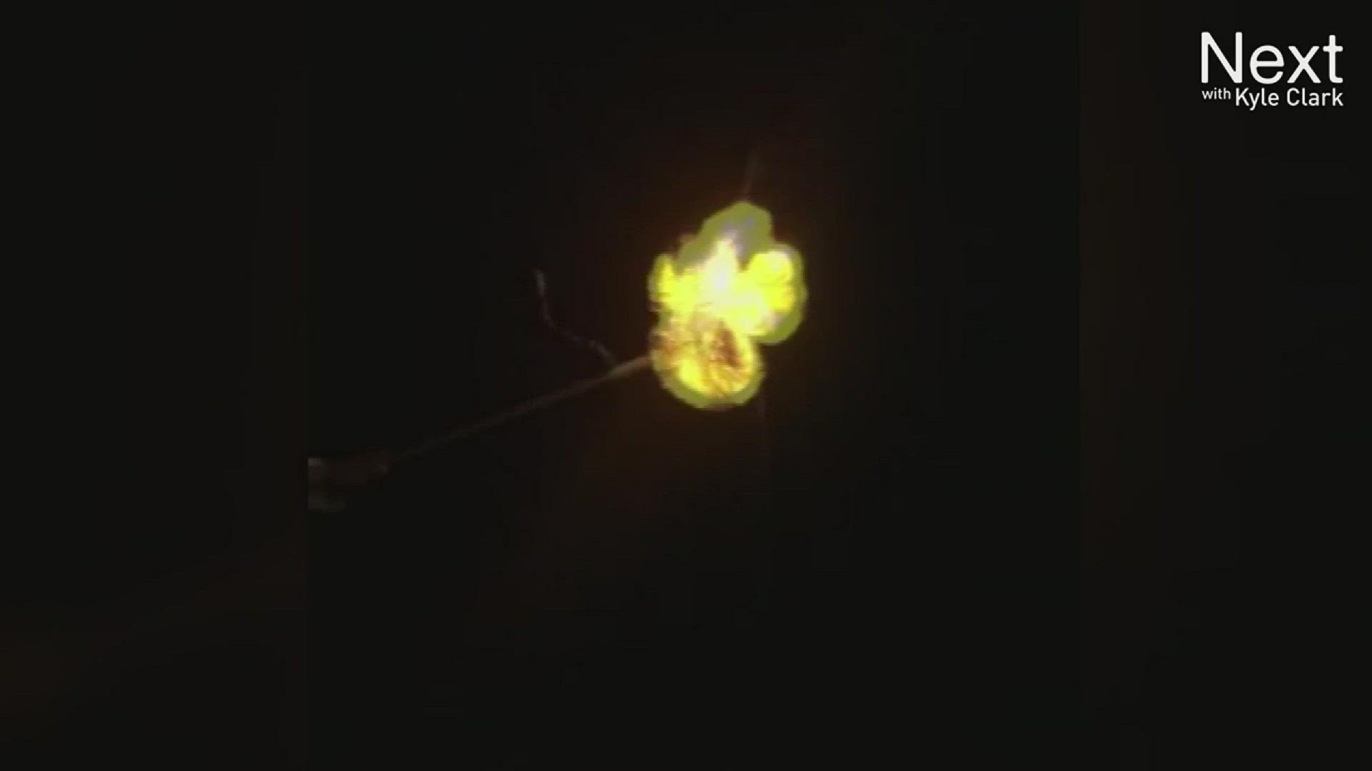 The science behind a gas-fed fire | 9news.com