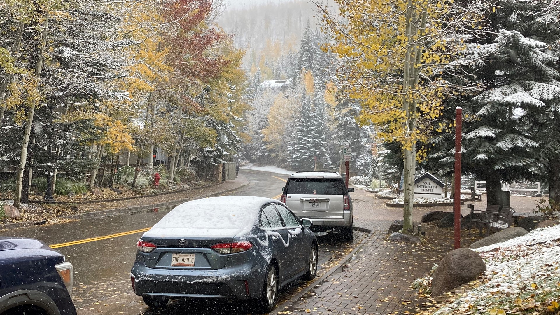 Colorado mountain towns see first snow accumulation of the season ...