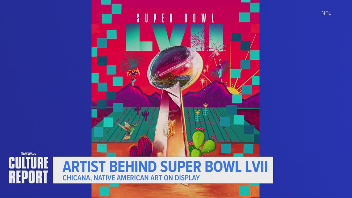 NFL partners with Chicana Native-American Artist For Super Bowl Artwork ...