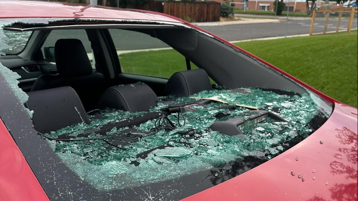 Photos: Severe storms bring large hail to northern Colorado | 9news.com