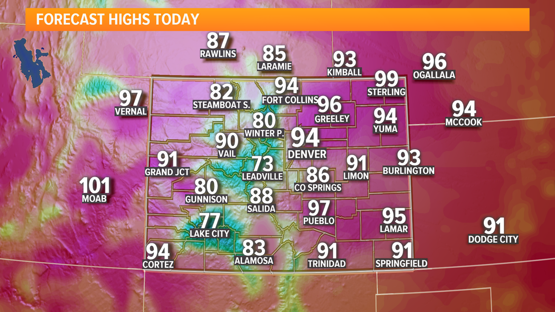 Denver, Colorado, Front Range weather forecast | 9news.com