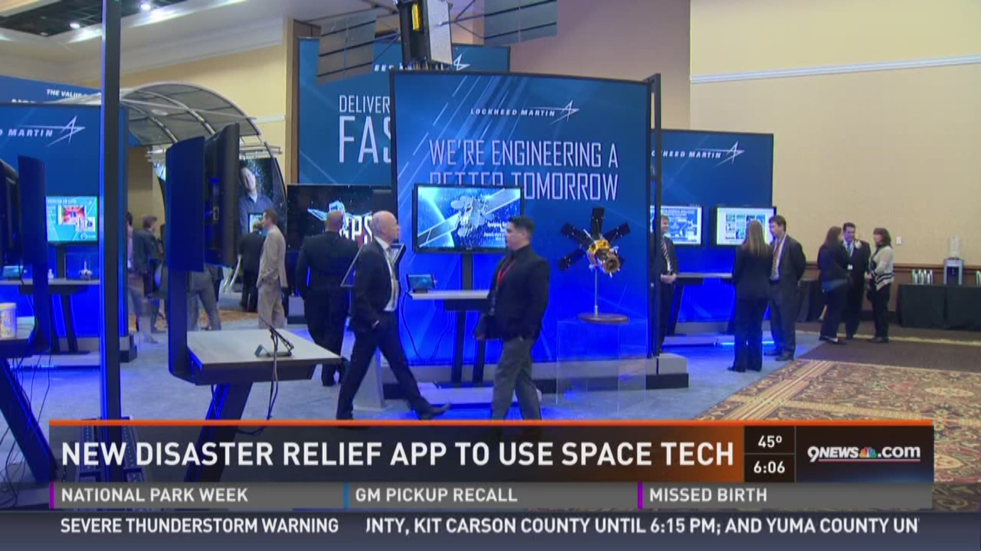 Disaster relief app developed with space tech | 9news.com