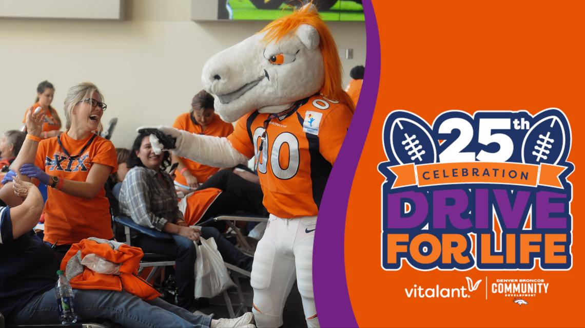 Denver Broncos, Vitalant team for 'Drive for Life 25' blood drive ...