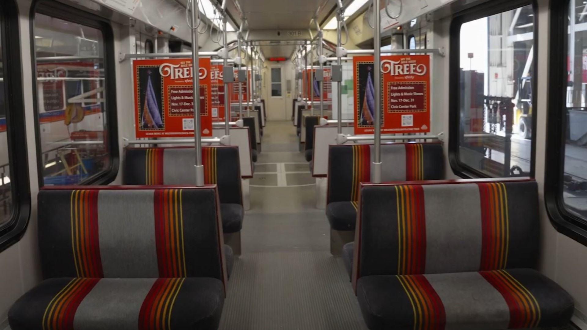 RTD light rail seats get a makeover from fabric to vinyl | 9news.com
