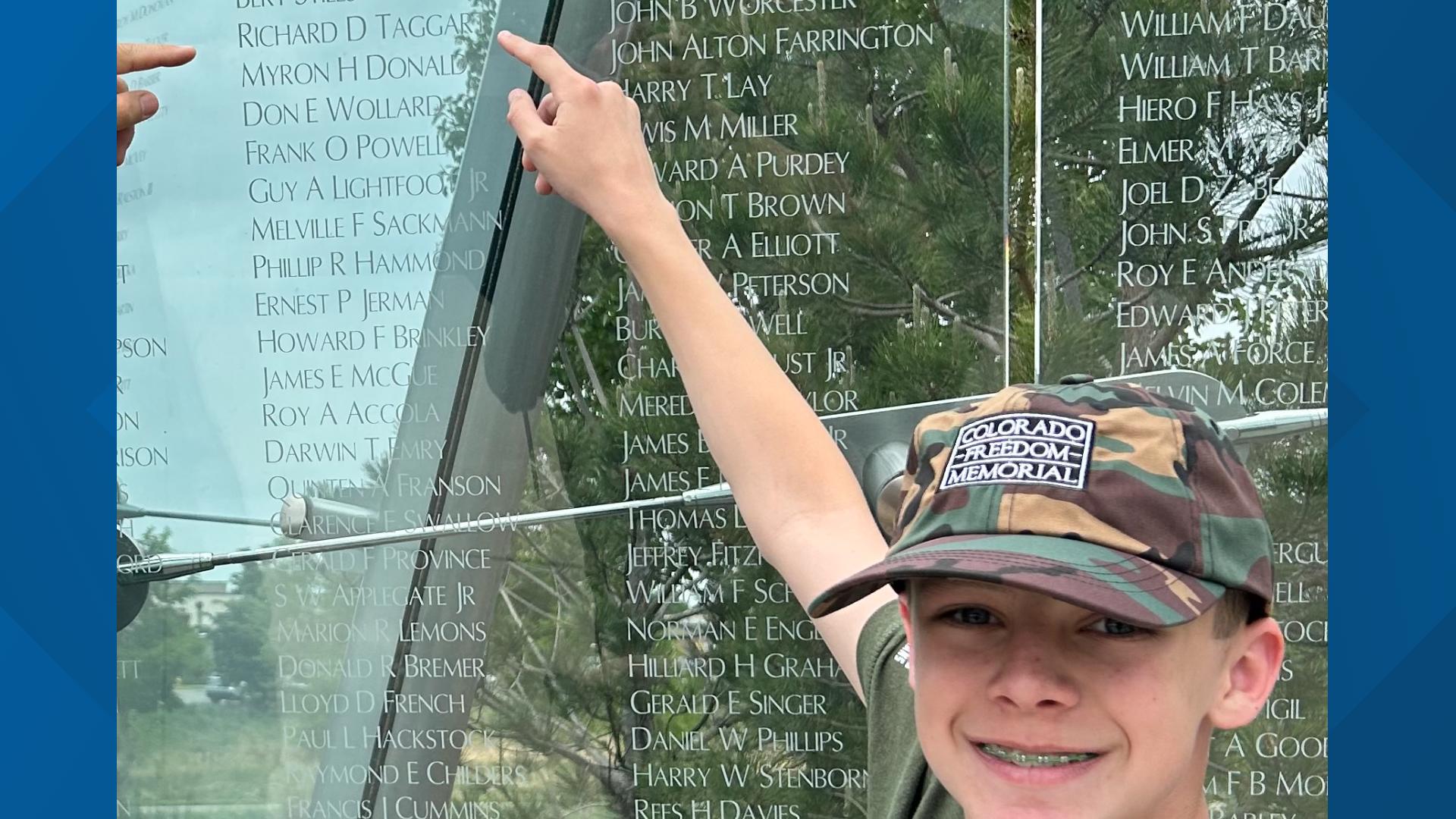 Civil Air Patrol cadet honors fallen Colorado heroes | 9news.com