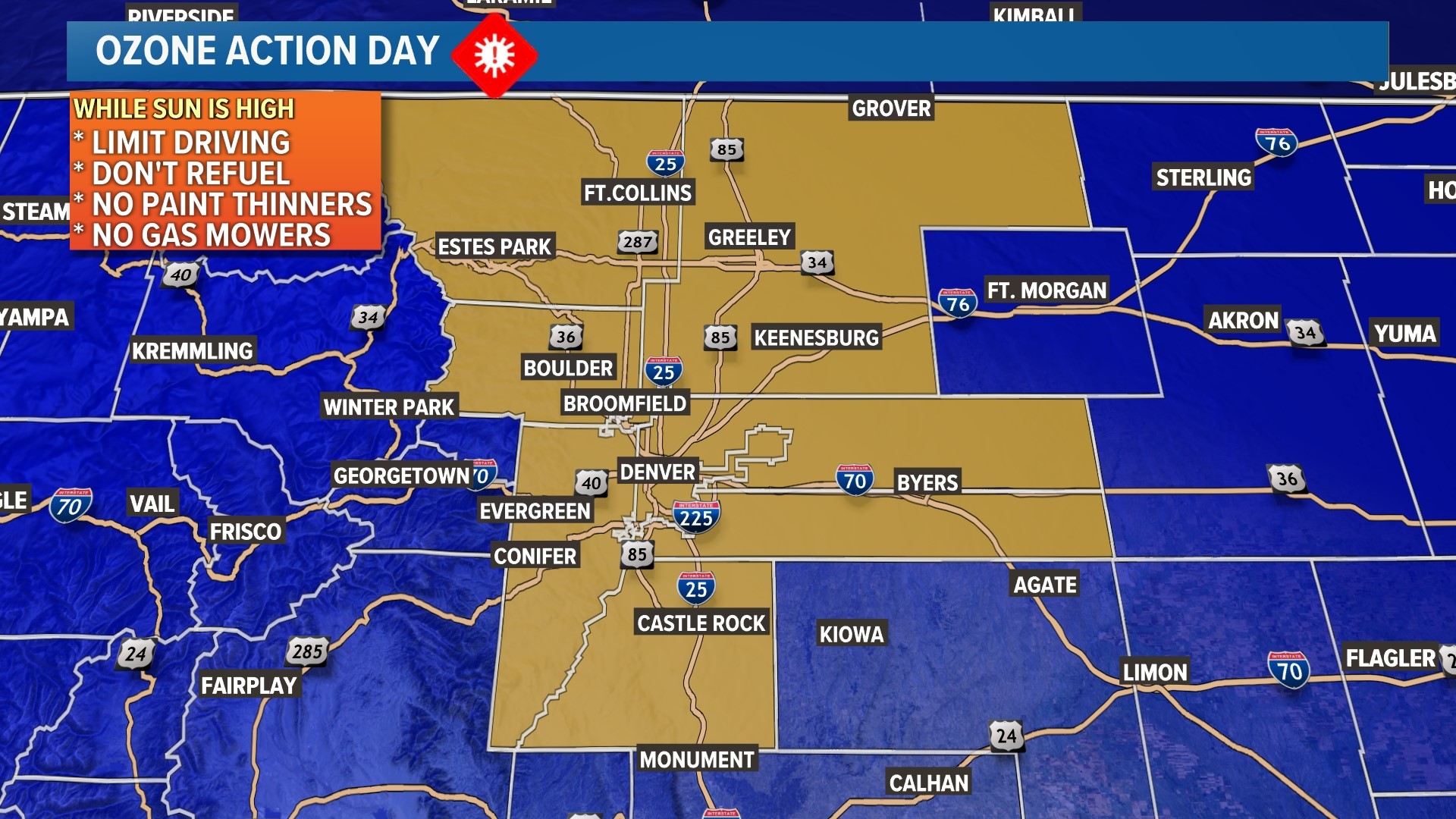 Denver, Colorado, front range weather forecast | 9news.com