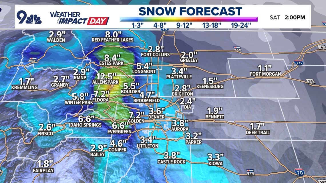 Denver, Colorado, Front Range weather forecast | 9news.com
