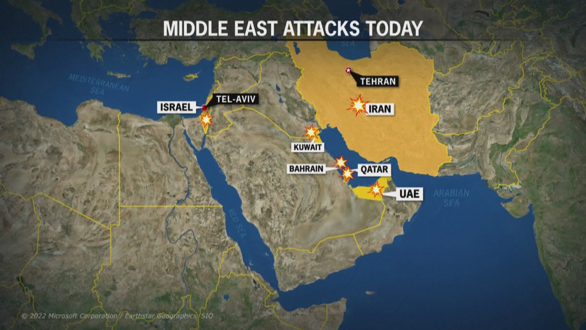 Latest Headlines | Iran retaliates against Israel and US military bases ...