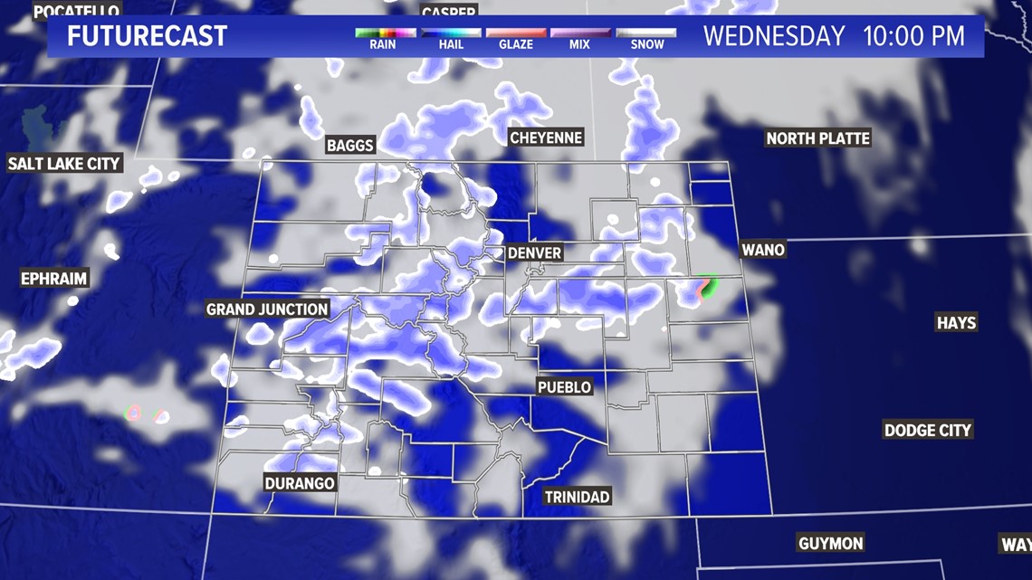 Colorado weather: Snow possible on Wednesday night | 9news.com
