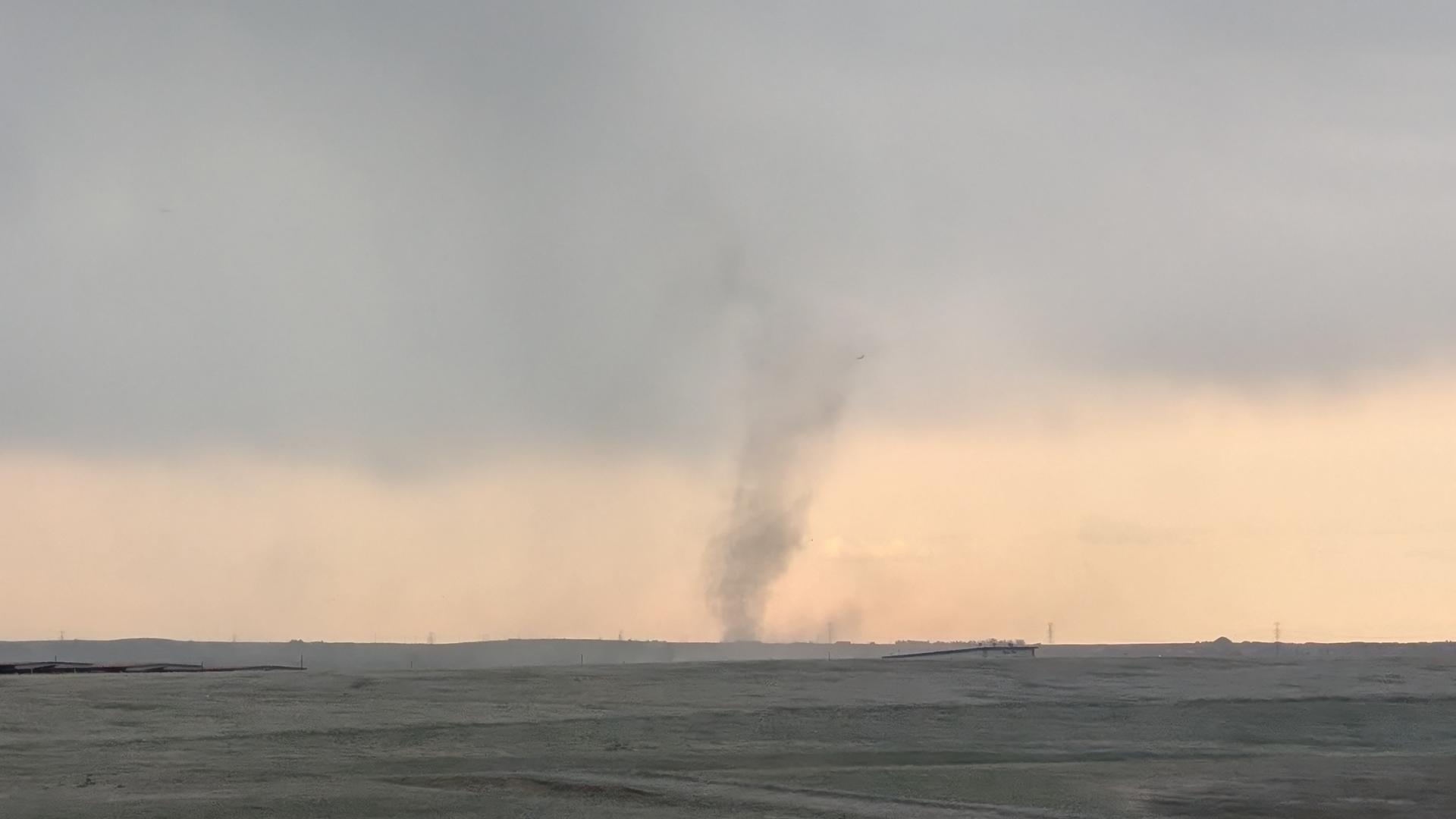 Gustnado touches down near Denver airport | 9news.com