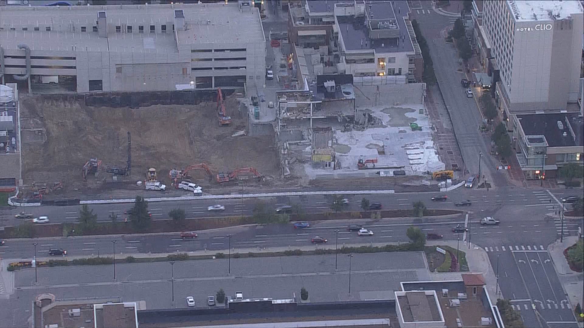 Former Crate & Barrel, Sears demolished in Denver for redevelopment ...