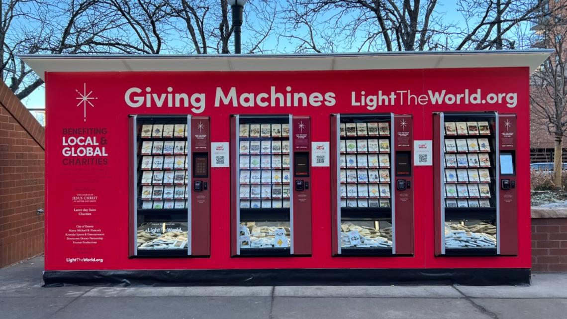 Charity Giving Machines return to Denver for holiday season | 9news.com