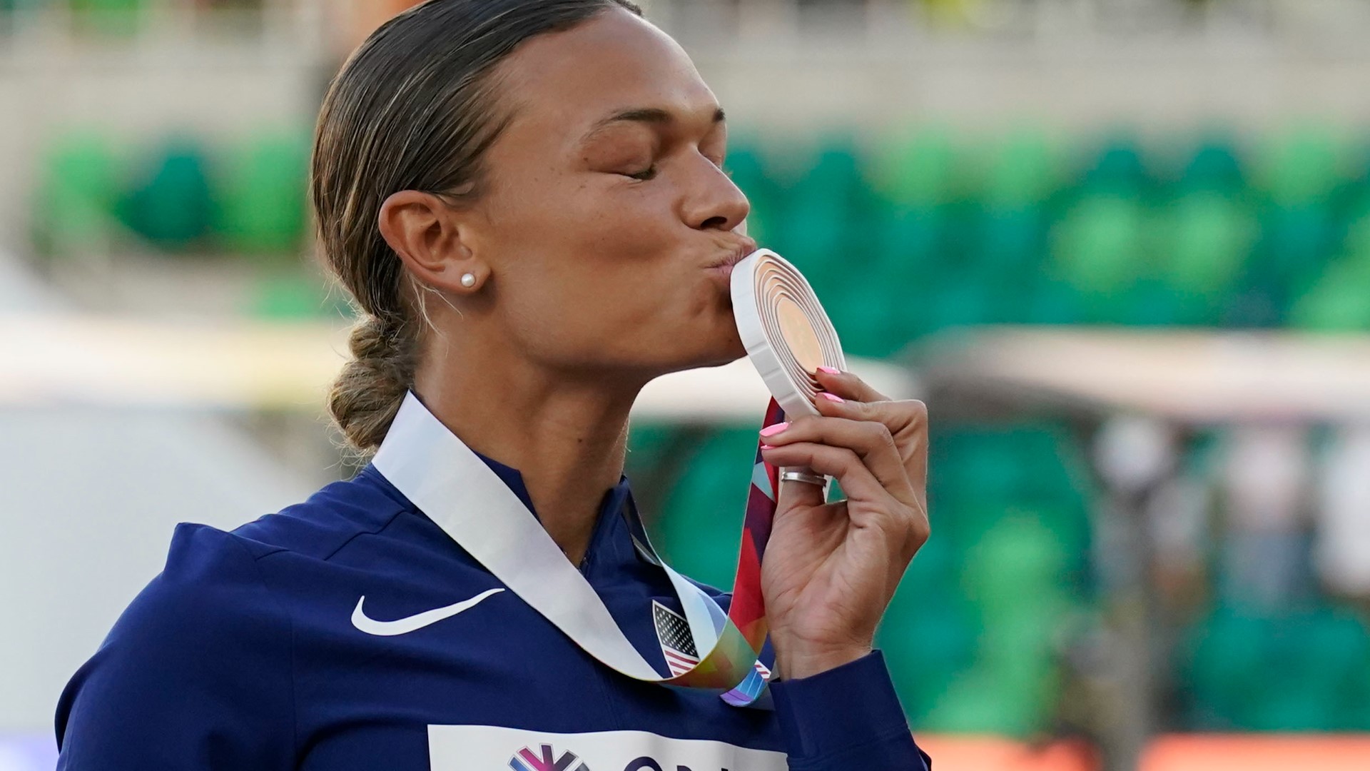 Anna Hall has world title on mind and world record in sight | 9news.com