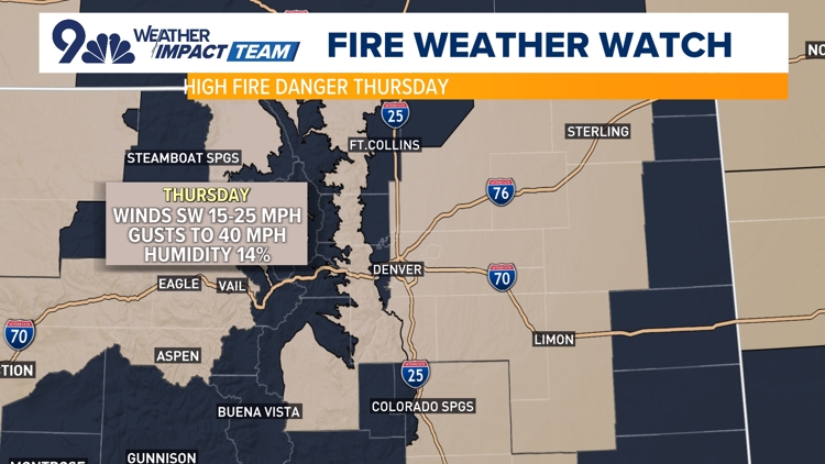 Denver, Colorado, Front Range weather forecast | 9news.com