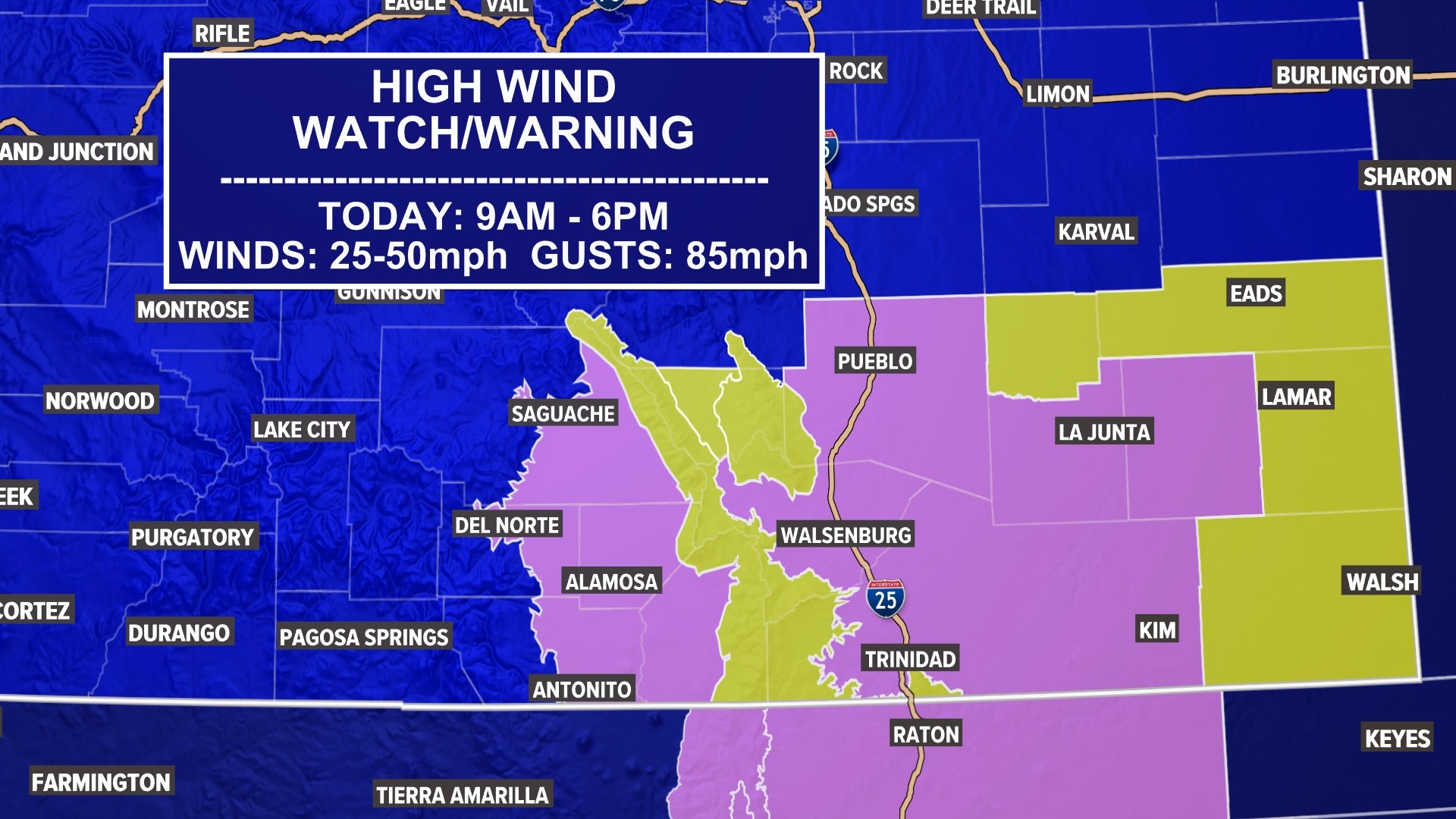 Strong winds lead to high fire danger across Denver, Colorado | 9news.com