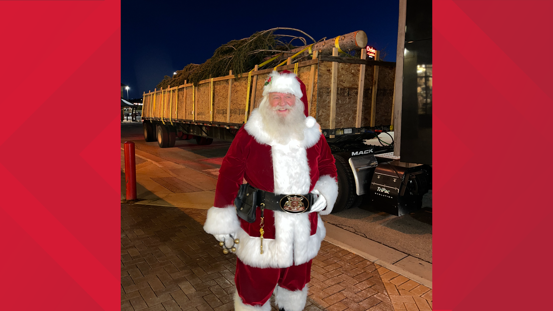 Outlets at Castle Rock lights pretty 55-foot Christmas tree | 9news.com