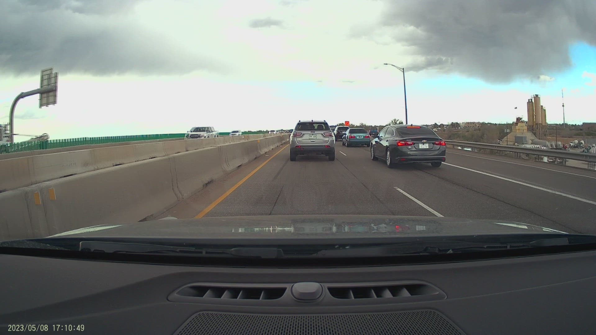 Sewer truck spill causes mess on Colorado interstate | 9news.com