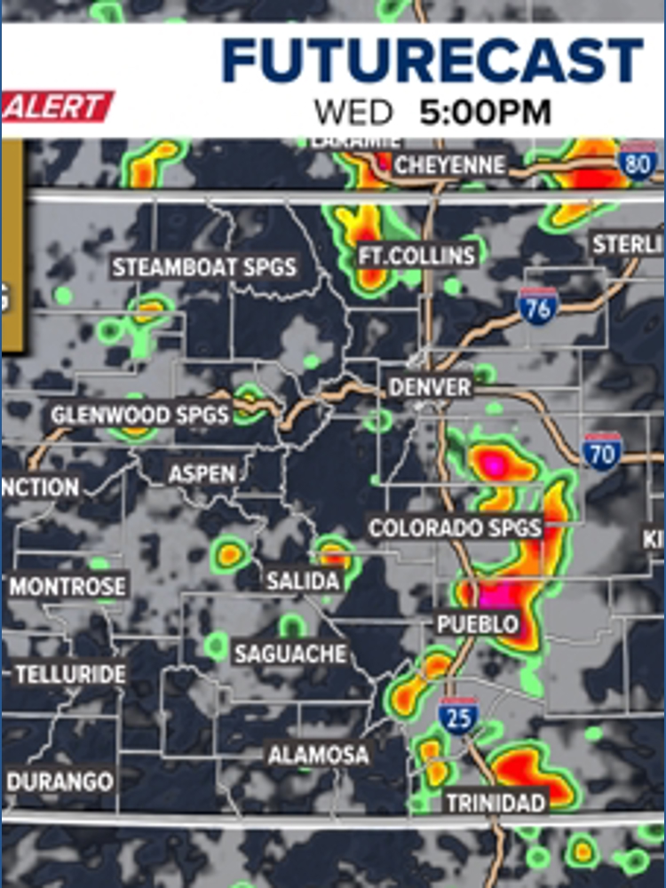 Weather Impact Alert due to Wednesday afternoon storms, possible large hail | 9news.com