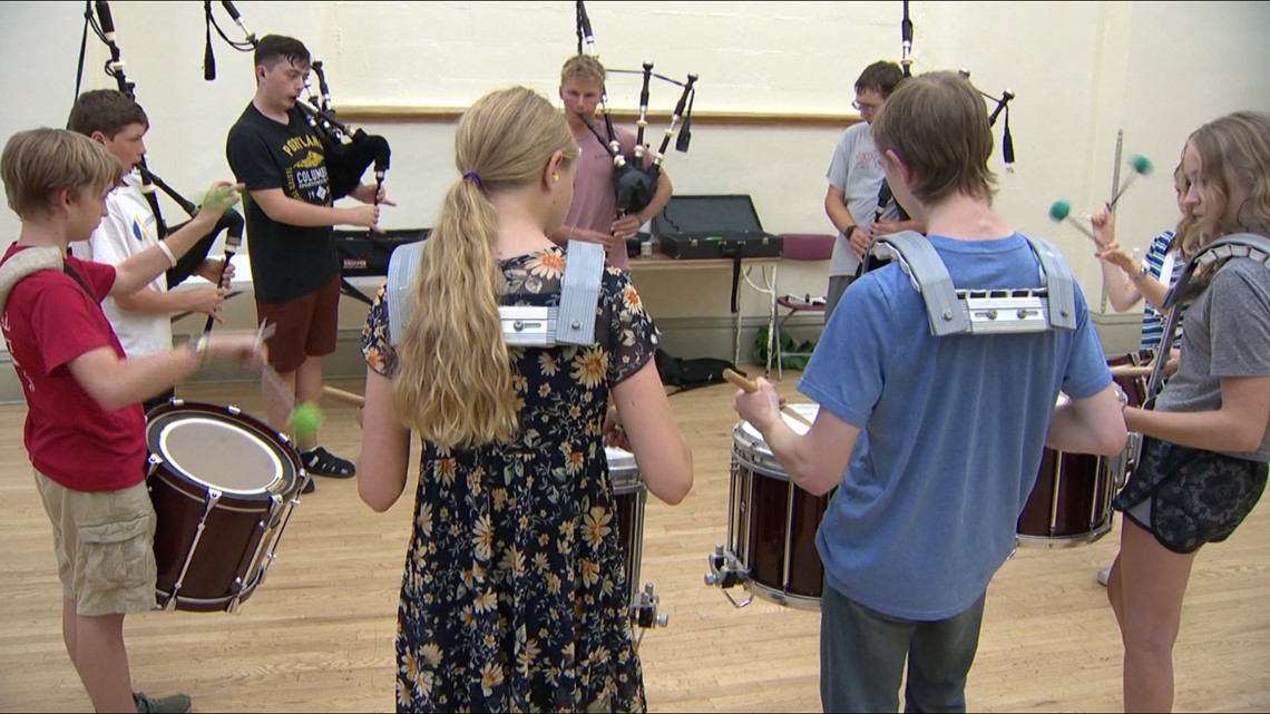 Young bagpipers, dancers work to preserve their musical culture | 9news.com