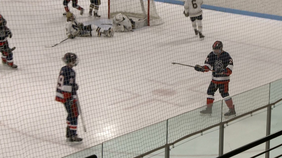 Kent Denver hockey tops Mullen for first win of season | 9news.com